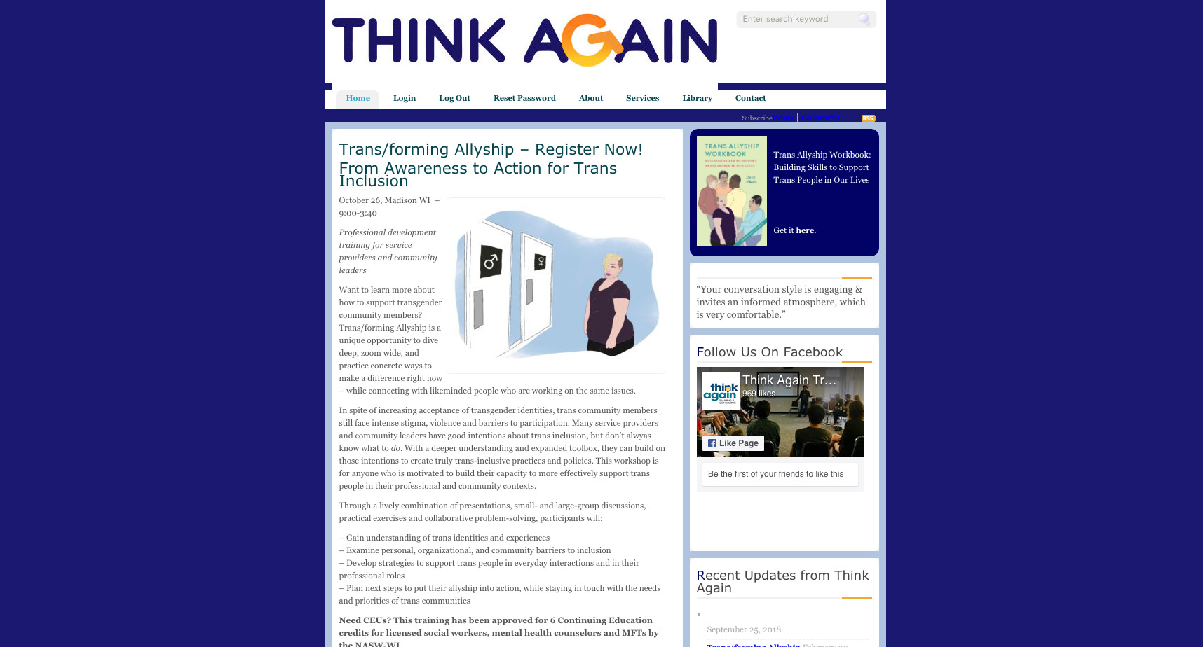 Site Launch: Think Again Training LLC's New Responsive Website Design